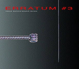 Various – Erratum #3, Revue Sonore / Sound Review – Soundohm