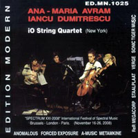 Ana-Maria Avram, Iancu Dumitrescu – i0 String Quartet – Soundohm