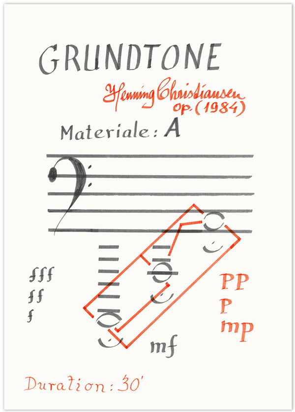 Henning Christiansen – Grundtone, opus 161 (A2 poster + download ...