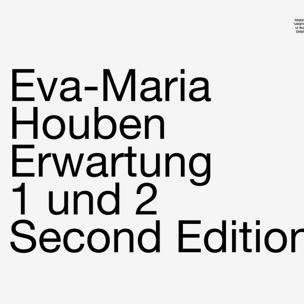 Eva-Maria Houben – Erwartung 1 und 2 (LP) – Soundohm