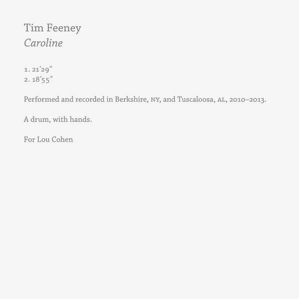 Tim Feeney – Caroline – Soundohm