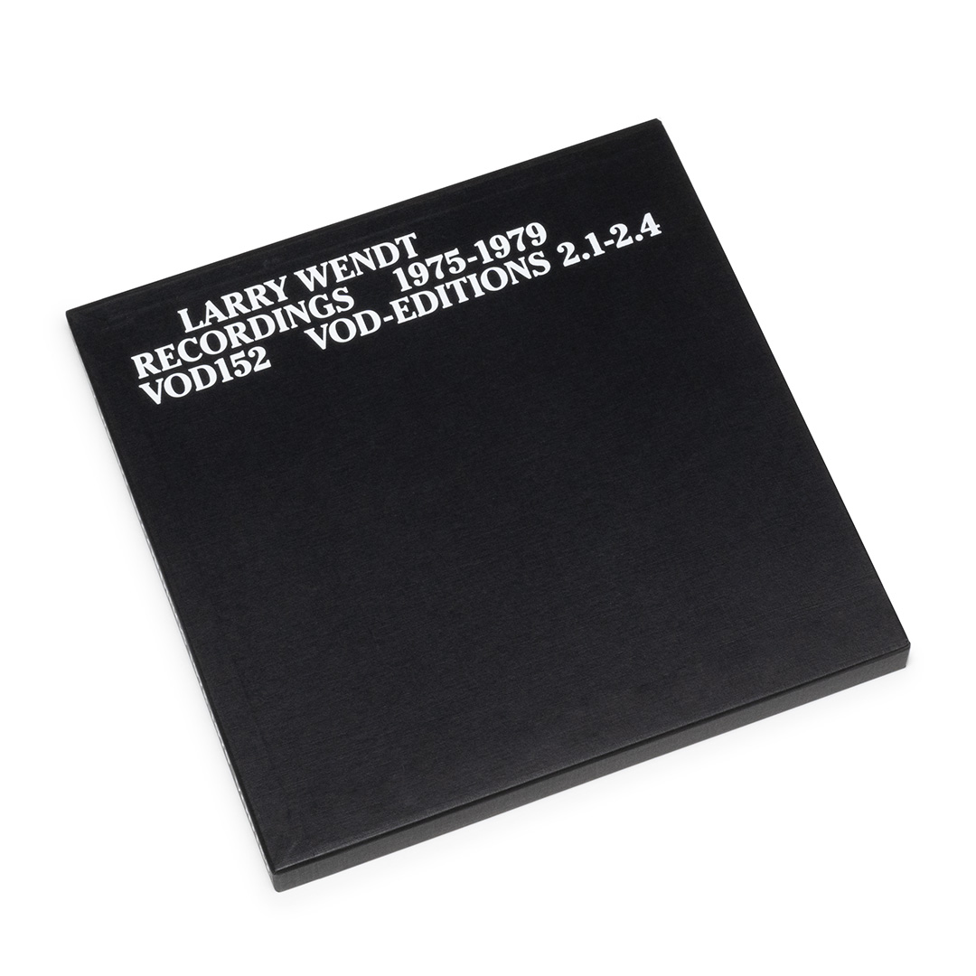 Larry Wendt – Recordings 1975-1979 (4Lp + 7"Ep) – Soundohm