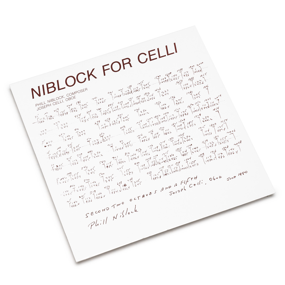 Phill Niblock – Niblock For Celli / Celli Plays Niblock (LP) – Soundohm