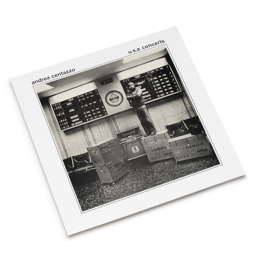 Andrea Centazzo – U.S.A. Concerts (LP) – Soundohm