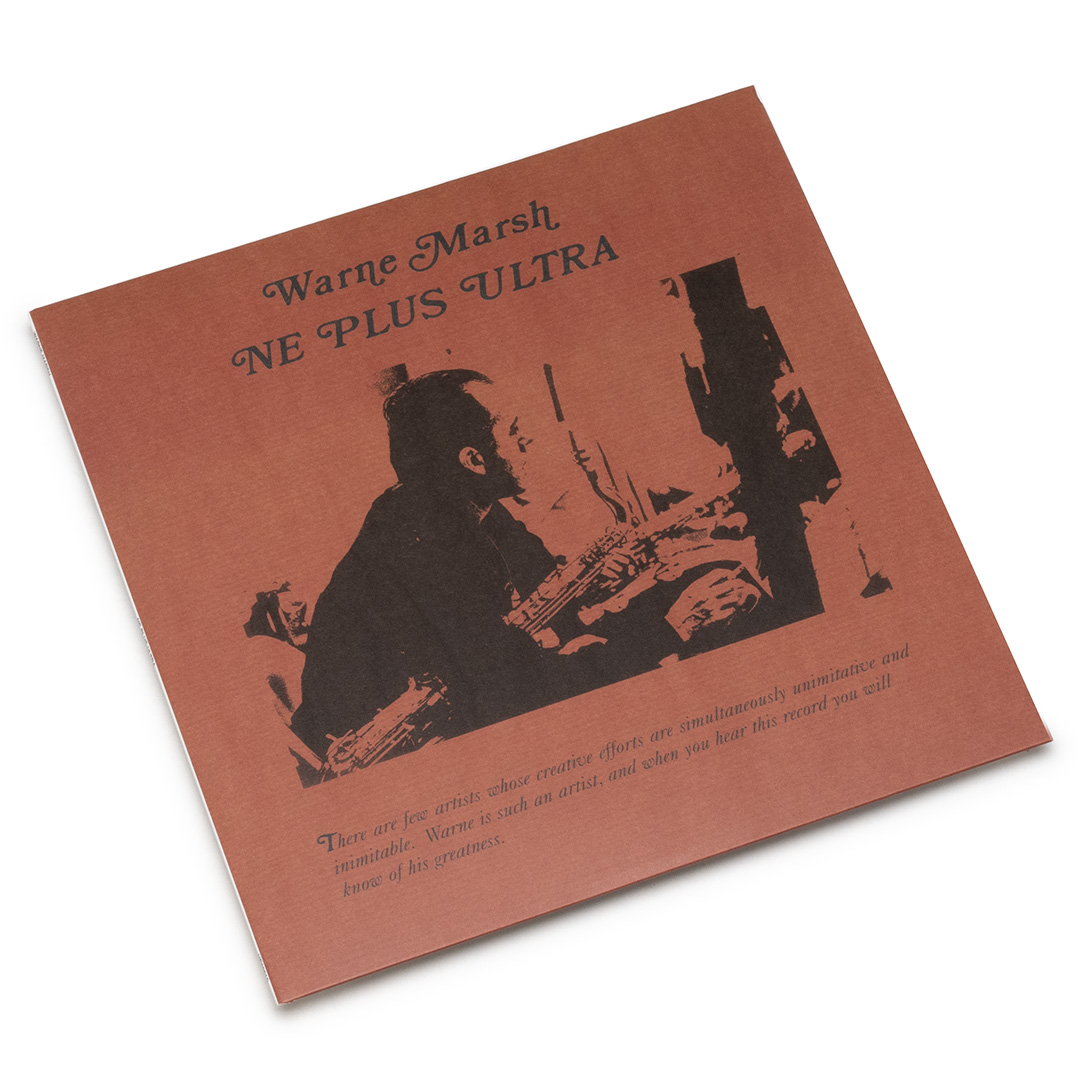 Warne Marsh Quartet – Ne Plus Ultra (LP) – Soundohm