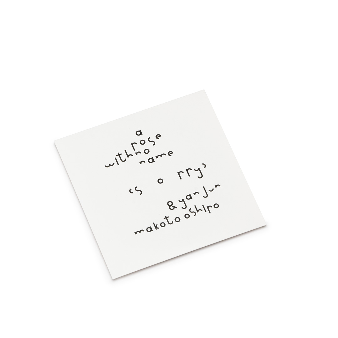 Makoto Oshiro, Yan Jun – A Rose with No Name 'Sorry' – Soundohm