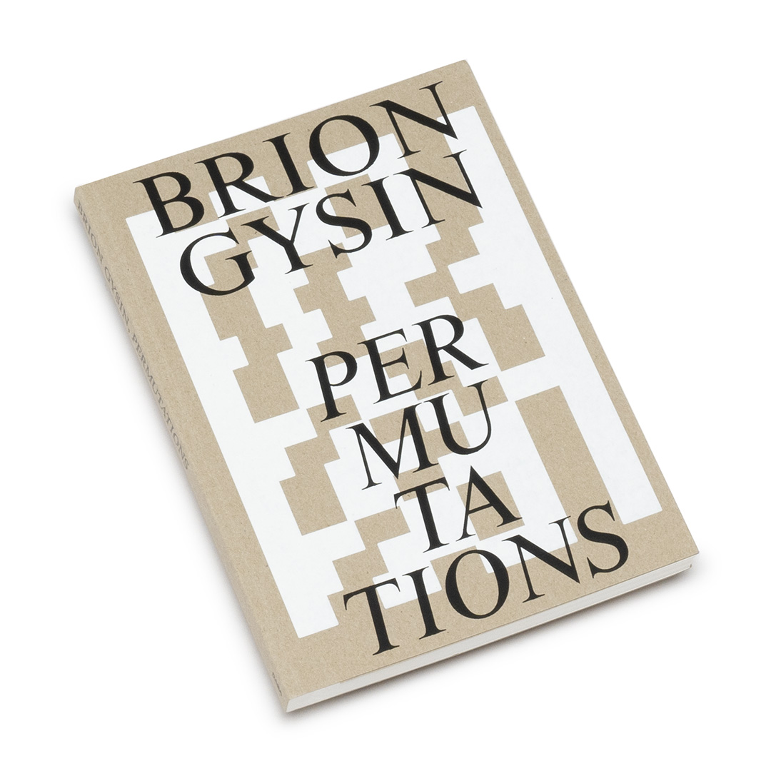 Brion Gysin – Permutations (Book) – Soundohm