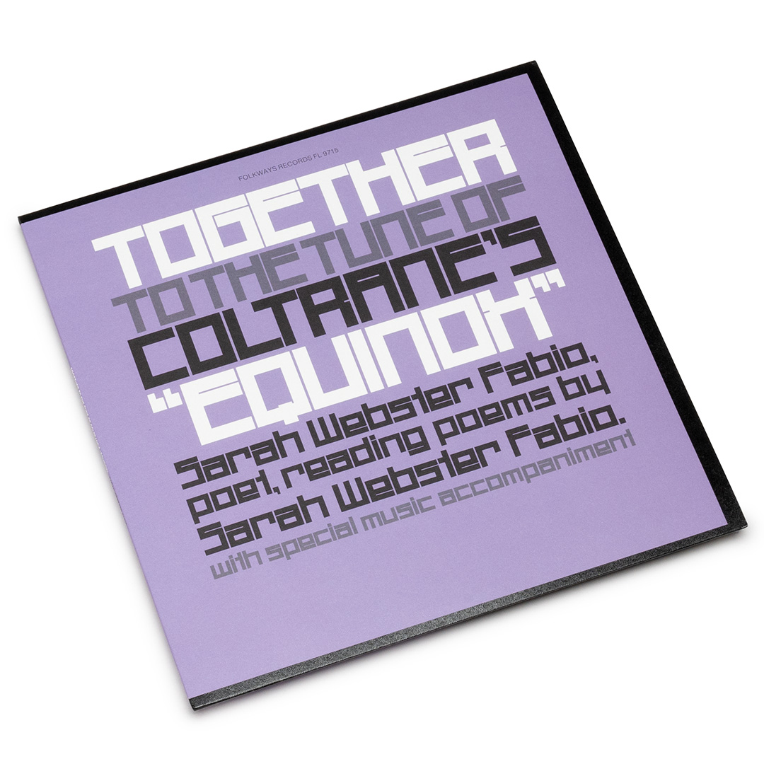 Sarah Webster Fabio – Together To The Tune Of Coltrane's "Equinox" (LP ...