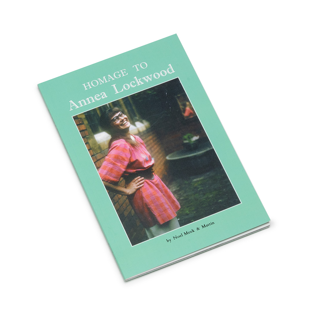 Noel Meek, Mattin – Homage to Annea Lockwood (Book + CD) – Soundohm