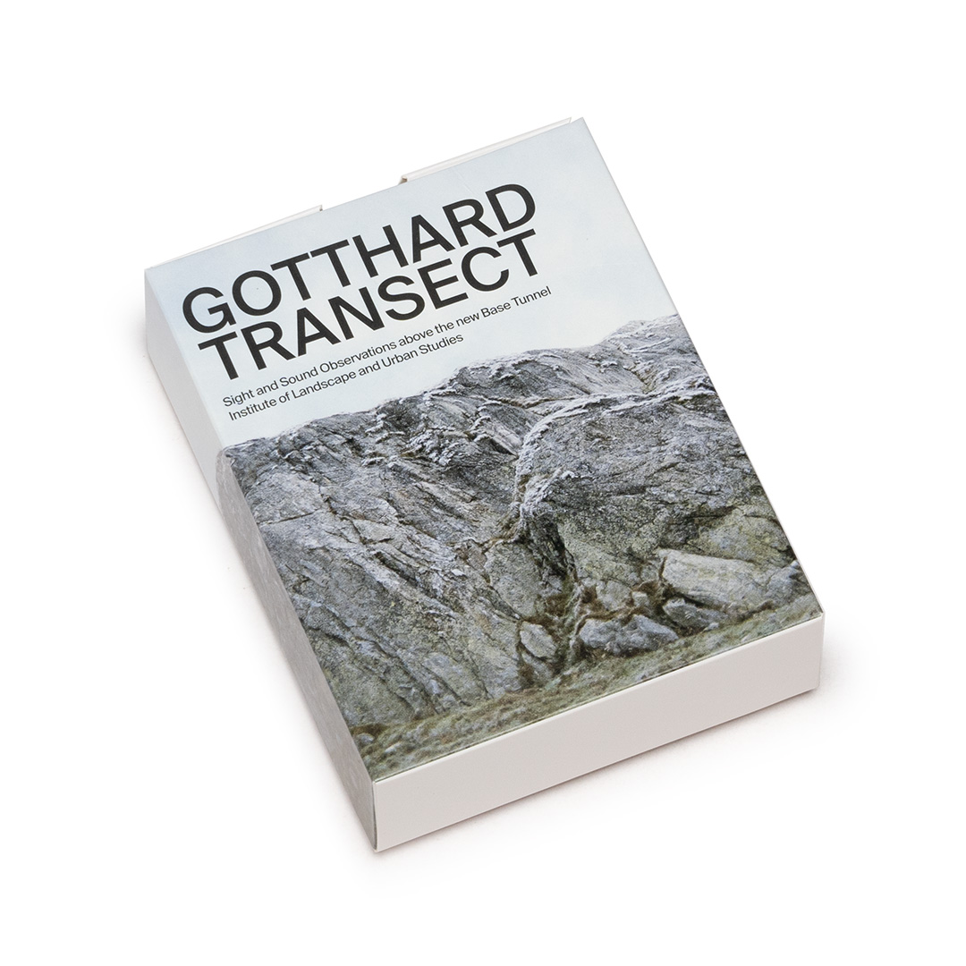 Institute of Landscape Architecture, Ludwig Berger – Gotthard Transect ...