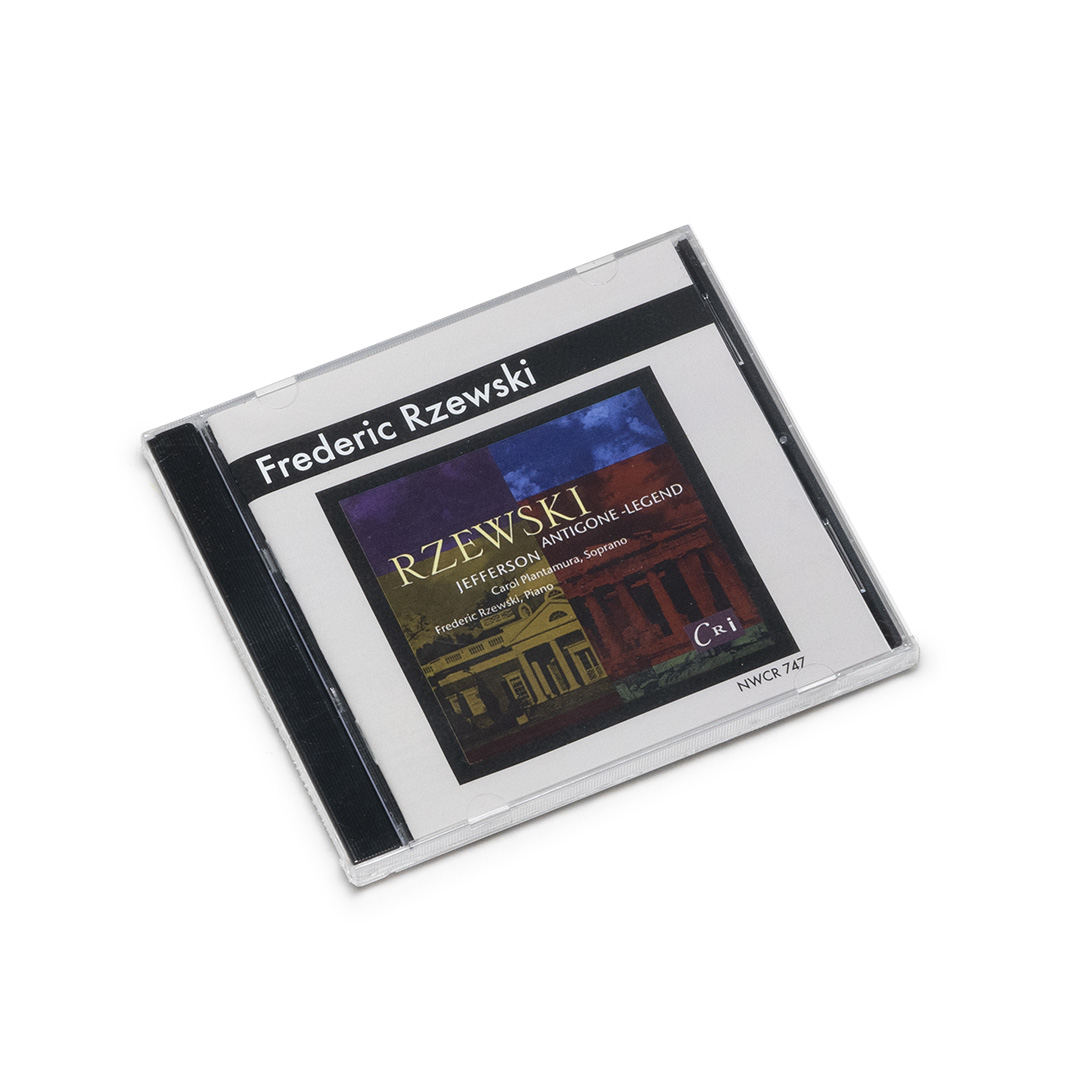 Frederic Rzewski – Antigone-Legend / Jefferson (CD) – Soundohm