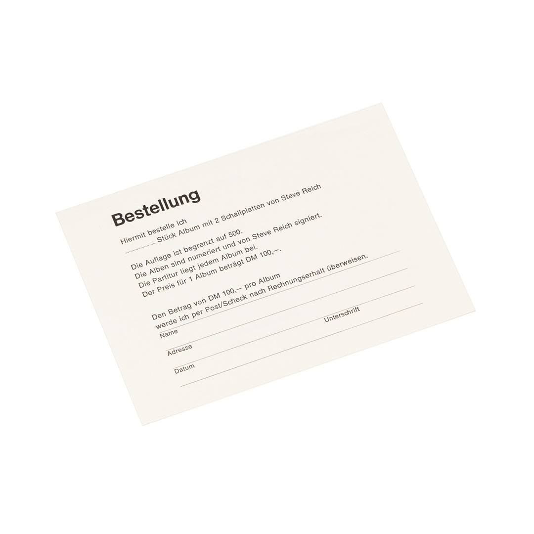 Steve Reich – Drumming – Soundohm