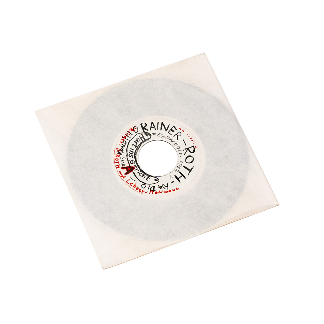 Dieter Roth, Arnulf Rainer – Ratio-Konditio (7") – Soundohm