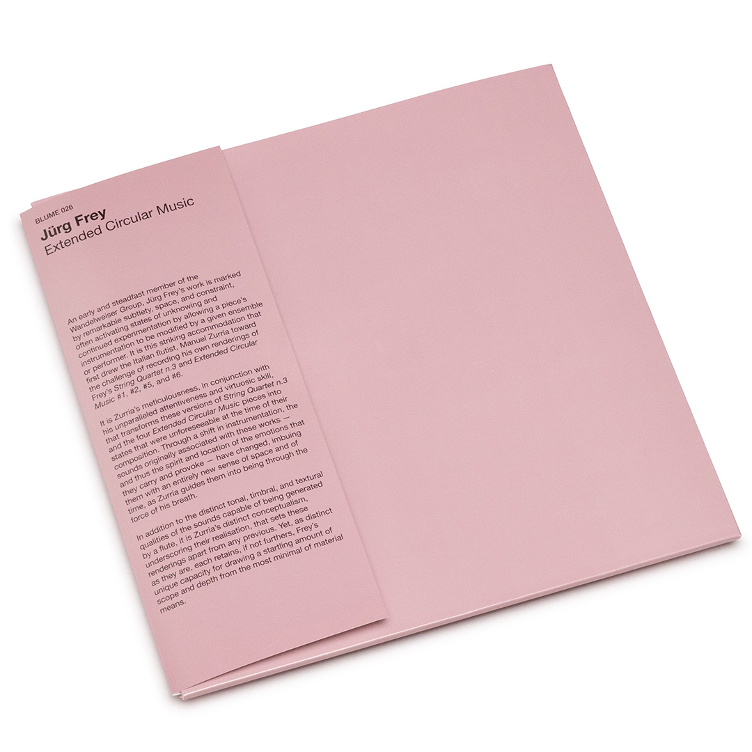 Jürg Frey – Extended Circular Music (LP) – Soundohm