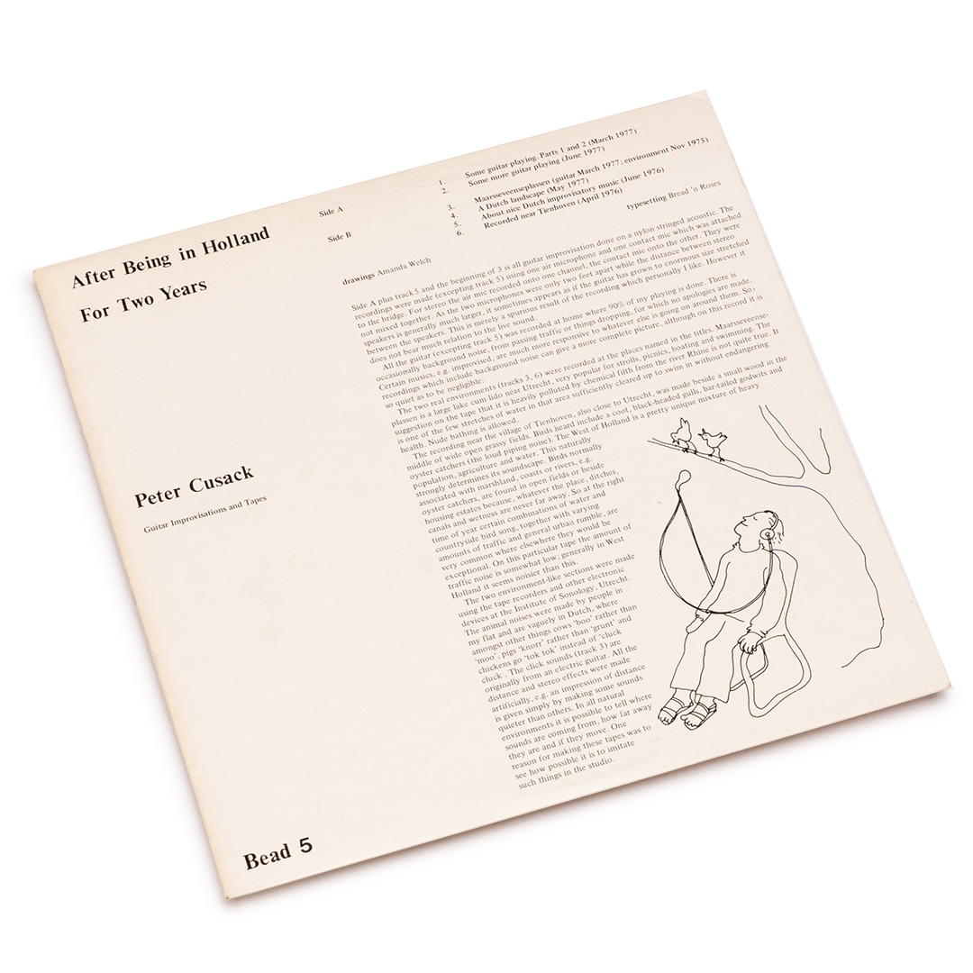 Peter Cusack – After Being In Holland For Two Years (LP) – Soundohm