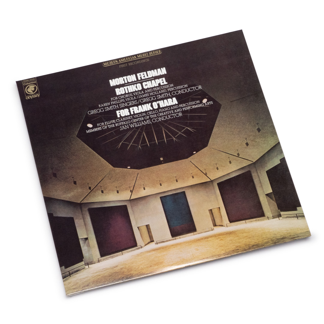 Morton Feldman – Rothko Chapel / For Frank O'Hara (LP) – Soundohm